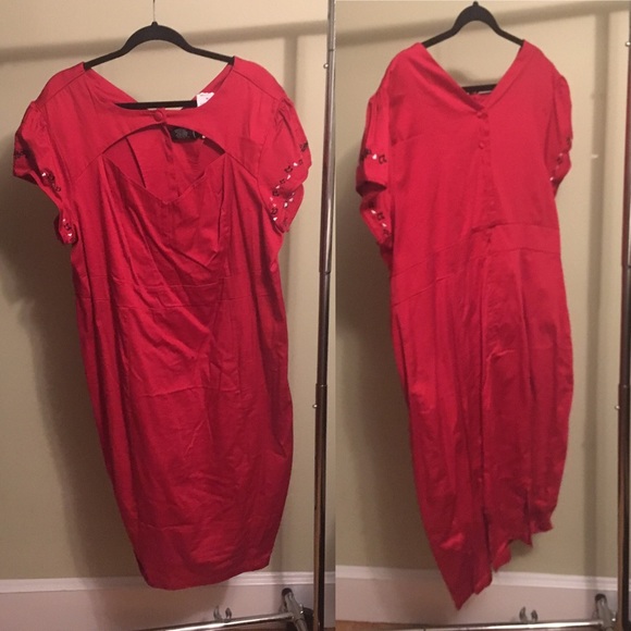 torrid | Dresses | Betty Boop Red Embroidered Keyhole Dress | Poshmark